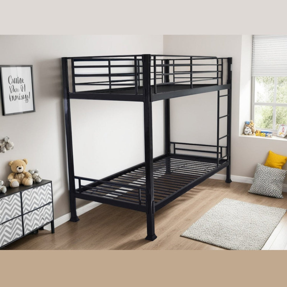 No Bolt Contract Metal Bunk Bed – Beds4Us